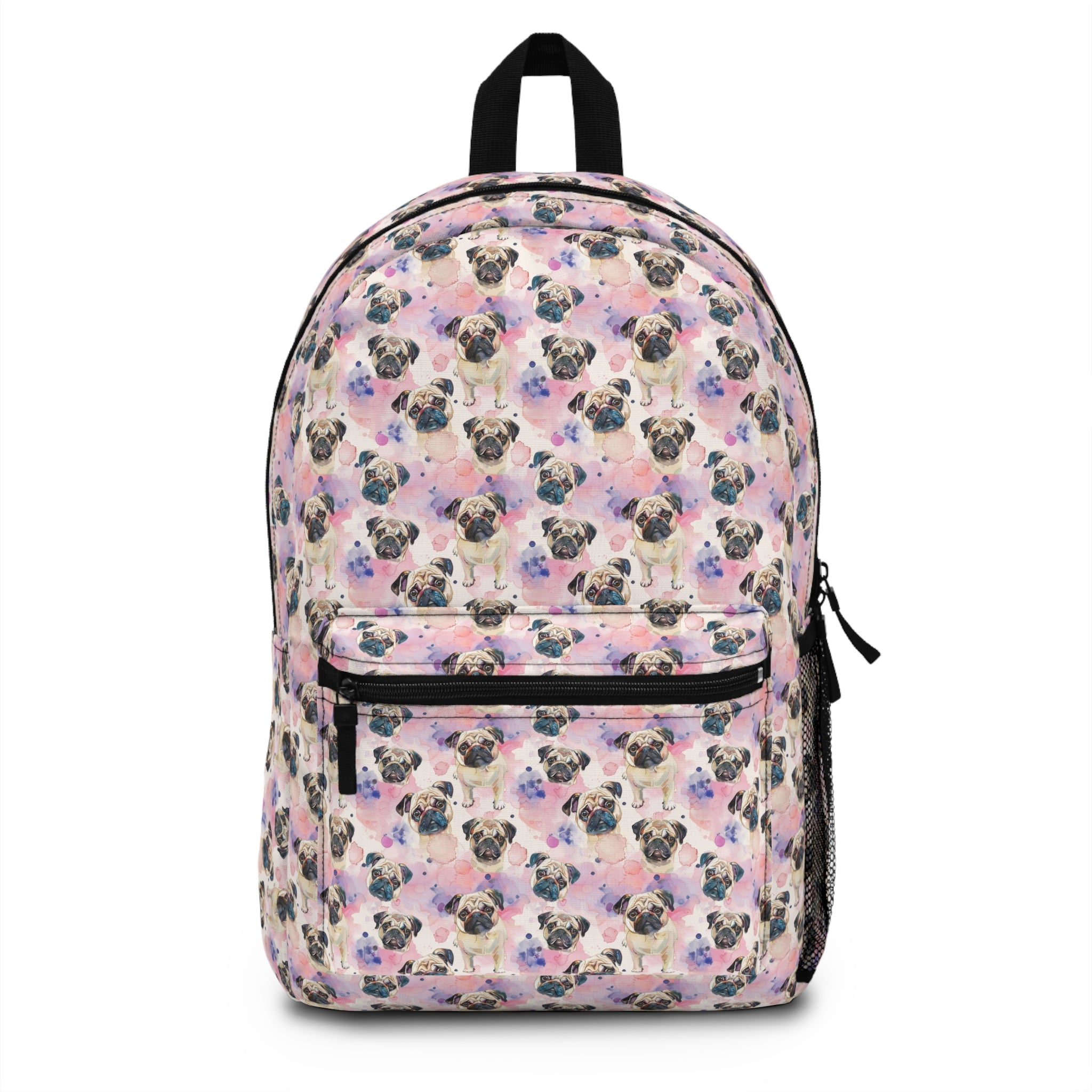 Adorable Watercolor Pug Backpack – Pug Life