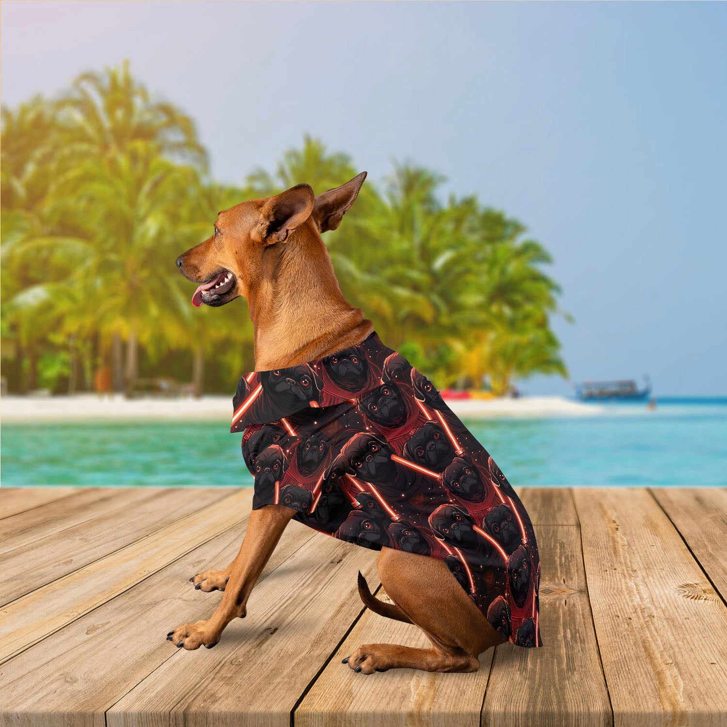 Red Force Sith Pet Aloha Shirt – Pug Life