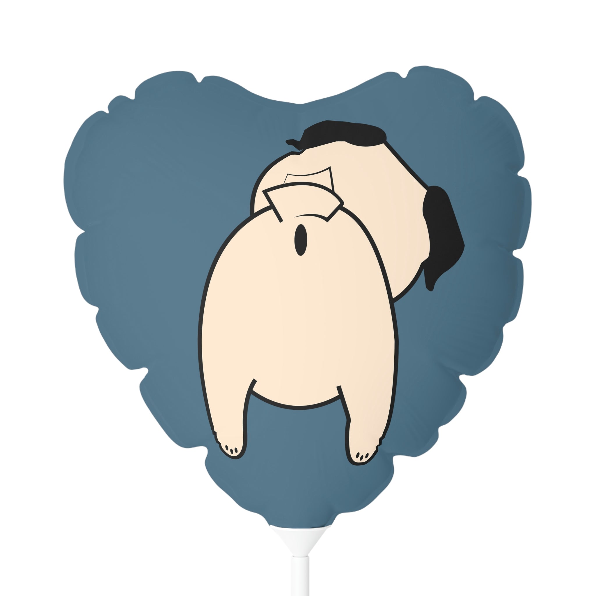 Reusable Mylar Pug Butt Balloon (Round or Heart-shaped) – Pug Life