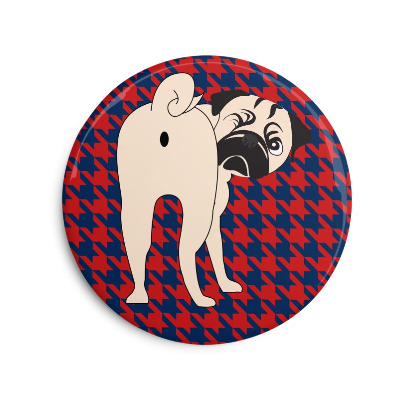 Pug Butt Magnet Set of Five – Pug Life