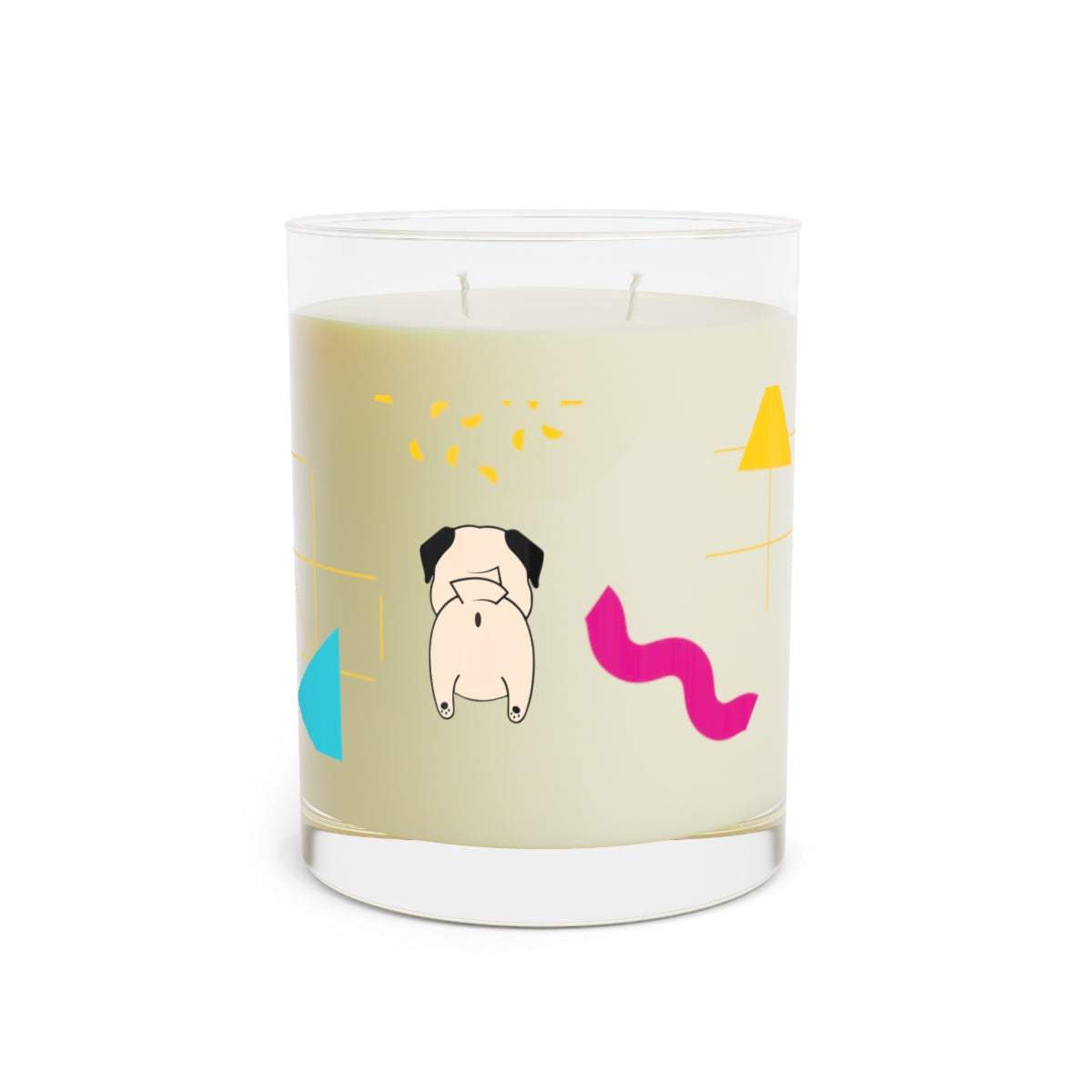 Pug Butt Double Wick Retro Arcade Seventh Avenue Apothecary Candle ...