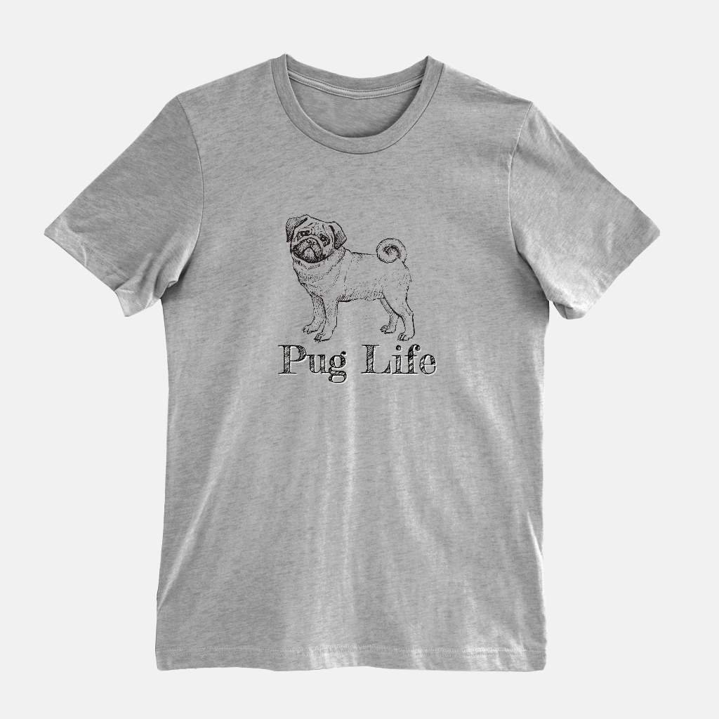 Sketchy Pug Life Tee Shirt