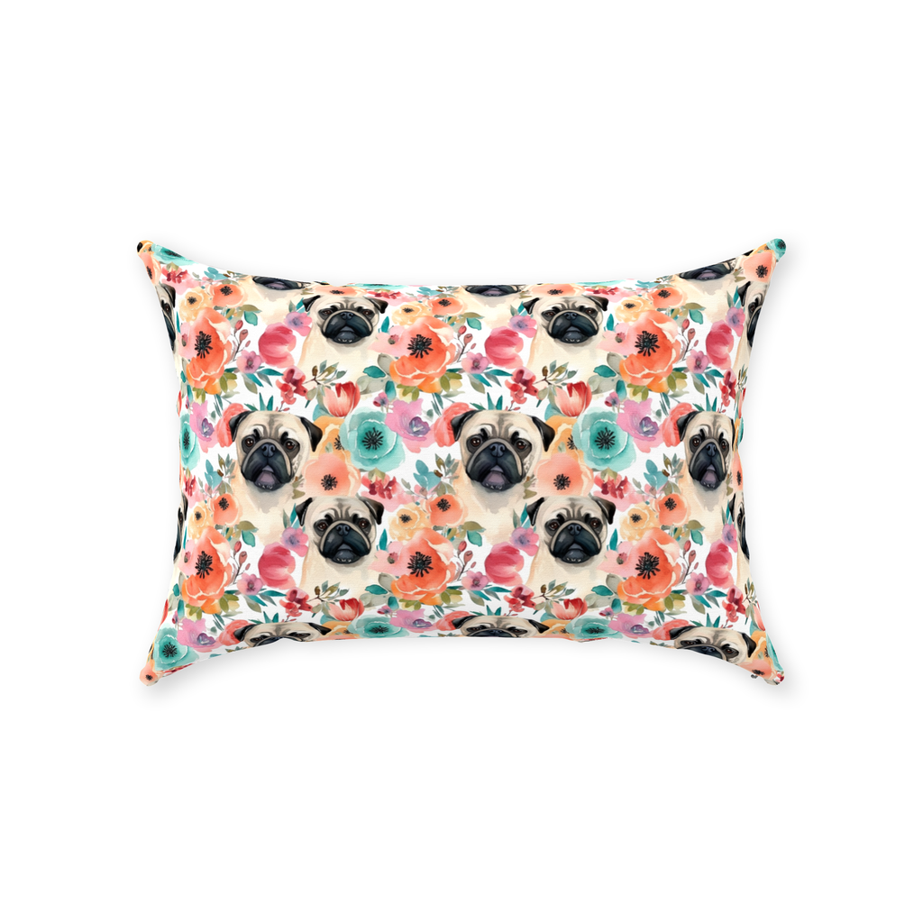 Artisan Lumbar Pug Pillows and Covers – Pug Life